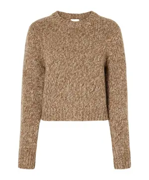 Le Kasha Cropped Knit Sweater