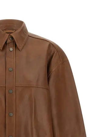HAIKURE Victoria Leather Shirt