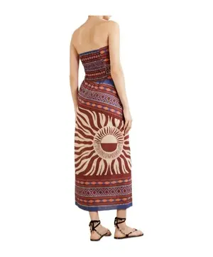 Johanna Ortiz Printed Cotton-voile Maxi Dress