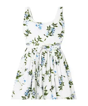 EMILIA WICKSTEAD Floral Print Slip Mini Dress - No