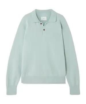 SSSTEIN Brushed-wool Polo Shirt