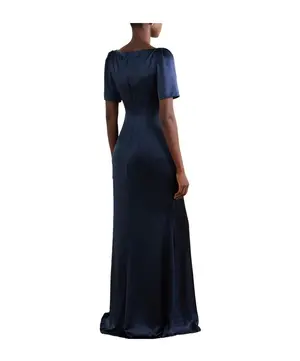 Saloni Silk-satin Gown