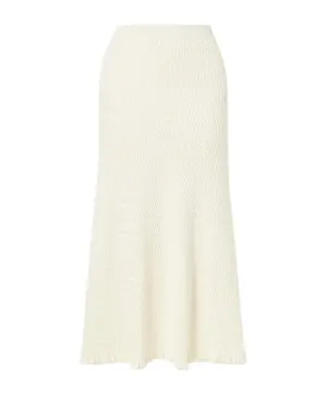 Proenza Schouler Cable-knit Cotton-blend Midi Skirt