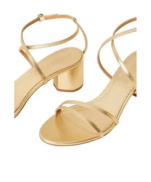 AeydĒ Metallic-leather Sandals