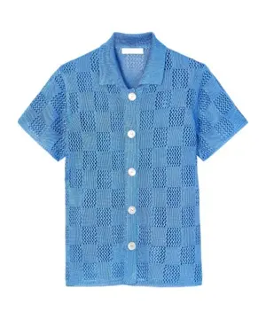 Calle Del Mar Knitted Cardigan - Blue