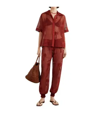 Johanna Ortiz Cotton-mesh Balloon Pants - No