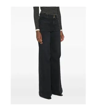 THE SEAFARER Patch-pocket Wide-leg Jeans