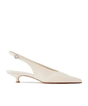 AeydĒ Leather Slingback Pumps - No