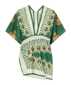 Johanna Ortiz Inundada De Color Dress - Green
