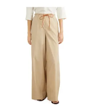 KALLMEYER Wesley Striped Cotton-taffeta Wide-leg Pants
