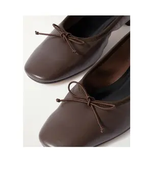 AeydĒ Bow-detailed Leather Pumps