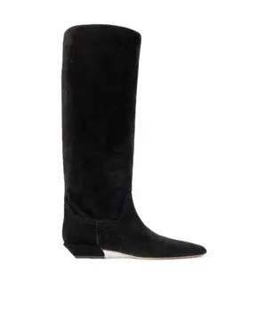Paris Texas 25mm Bettina Pointed-toe Boots - Black