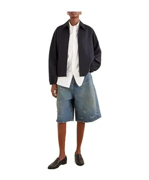 SSSTEIN Distressed Denim Shorts