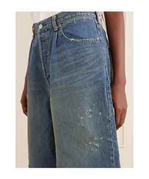 SSSTEIN Distressed Denim Shorts