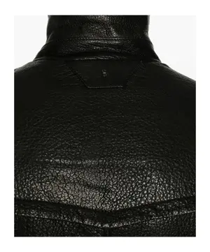 SALVATORE SANTORO Grainy Leather Jacket