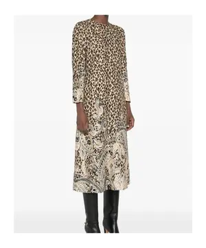 Etro Leopard-print Midi Dress - No