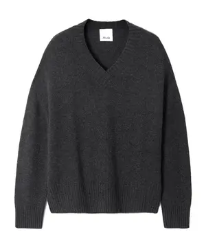 ALLUDE Cashmere V-neck Sweater