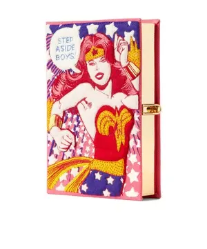 OLYMPIA LE-TAN Olympia Le-Tan Cartoon Embroidered Clutch