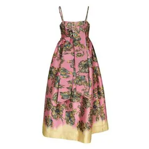 ALEMAIS Faye Floral Midi Dress - Multicolor