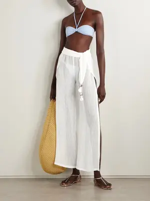 Lisa Marie Fernandez Wide Leg Trousers