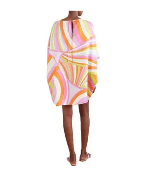 Emilio Pucci Printed Silk-twill Kaftan