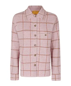 Guest In Residence Dylan Plaid Shirt - Pink