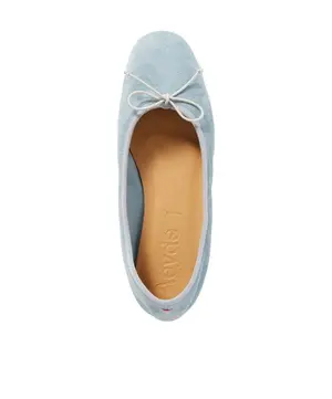 AeydĒ Bow-detailed Suede Ballet Flats - No