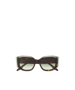 Barton Perreira Crescendo Square-frame Tortoiseshell Acetate Sunglasses - Black