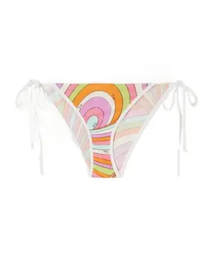 Emilio Pucci Colourstriped Bikini Bottoms - Pink