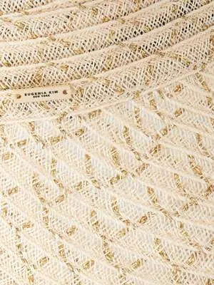Eugenia Kim Metallic Hemp-blend Visor
