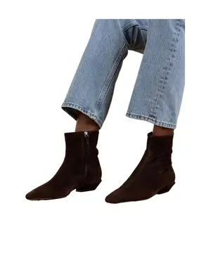 Paris Texas Bettina 25 Suede Ankle Boots - No