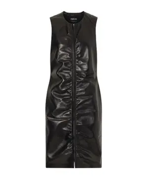 TOM FORD Leather Midi Dress