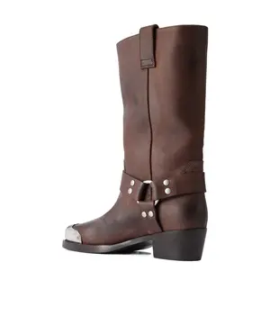 Paris Texas Embellished Leather Ankle Boots