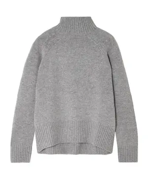 ALLUDE Wool And Cashmere-blend Sweater - Gray