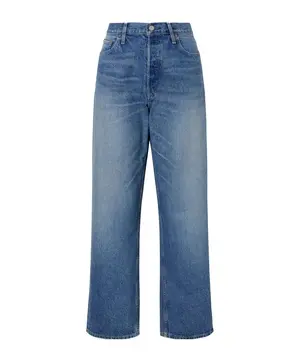 SSSTEIN High-rise Wide-leg Jeans - Blue