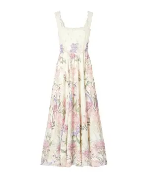 Charo Ruiz Ibiza Floral Printed Cotton-blend Maxi Dress - No