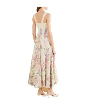 Charo Ruiz Ibiza Floral Printed Cotton-blend Maxi Dress