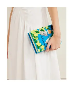 OLYMPIA LE-TAN Embroidered Canvas Clutch