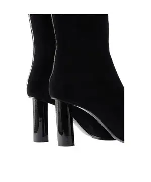 Paris Texas Solid Suede Ankle Boots