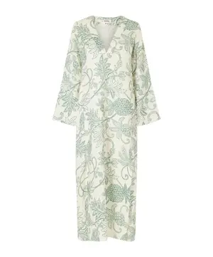 LEMLEM Printed Linen Maxi Dress - No