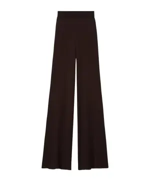 Loro Piana Camino Ribbed-knit Trousers - Cloves