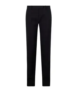 Calvin Klein Highwaist Straightleg Suit Trousers - Black