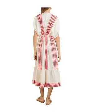 LEMLEM Cotton-gauze Midi Dress