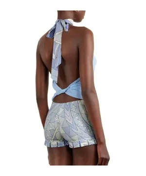 Emilio Pucci Pleated Printed Cotton-jersey Shorts