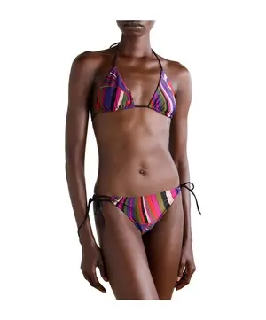 Emilio Pucci Printed Triangle Bikini Top
