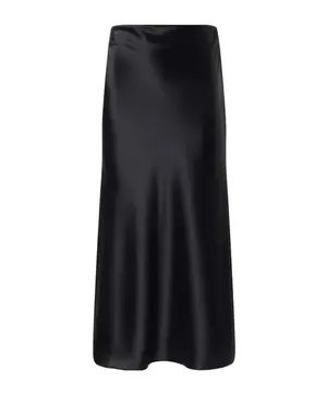 Galvan Valetta Satin Midi Skirt