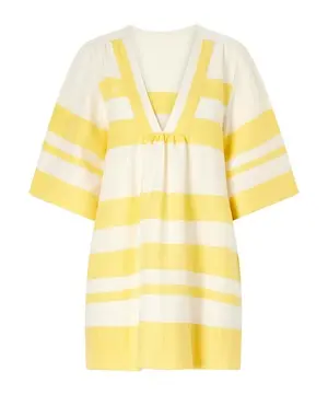 LEMLEM Striped Cotton Kaftan - No