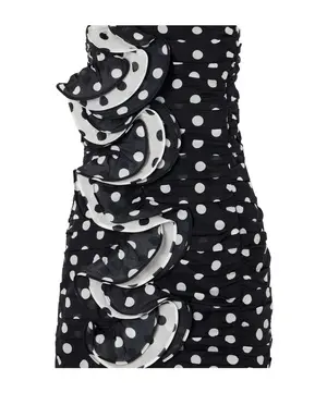 Charo Ruiz Ibiza Ruffled Polka-dot Cotton-blend Voile Mini Dress - No