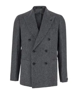 Tagliatore Double-breasted Blazer - Grey