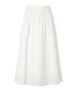 Rosie Assoulin Cotton-voile Midi Skirt - No